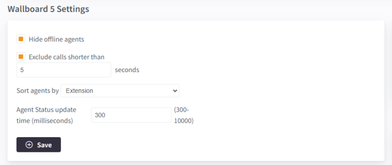 Wallboard Layout 5 - Outbound Wallboard - JEDWare